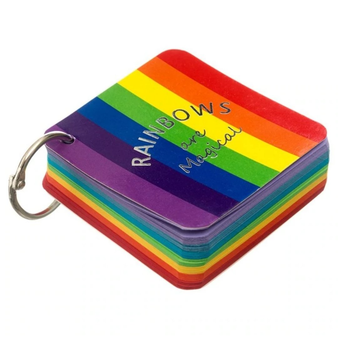 Rainbow Ring Notebook - SCOOBOO - Gifts of love
