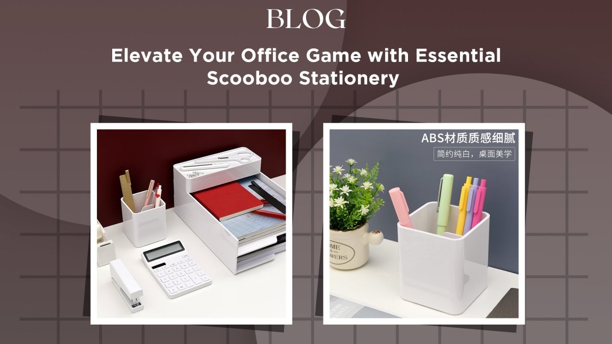 Elevate Your Office Game with Essential Scooboo Stationery – SCOOBOO