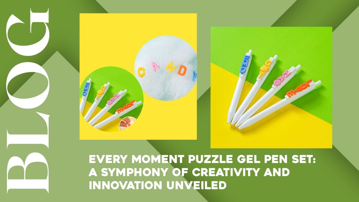 Every Moment Puzzle Gel Pen Set: A Symphony of Creativity and Innovati ...