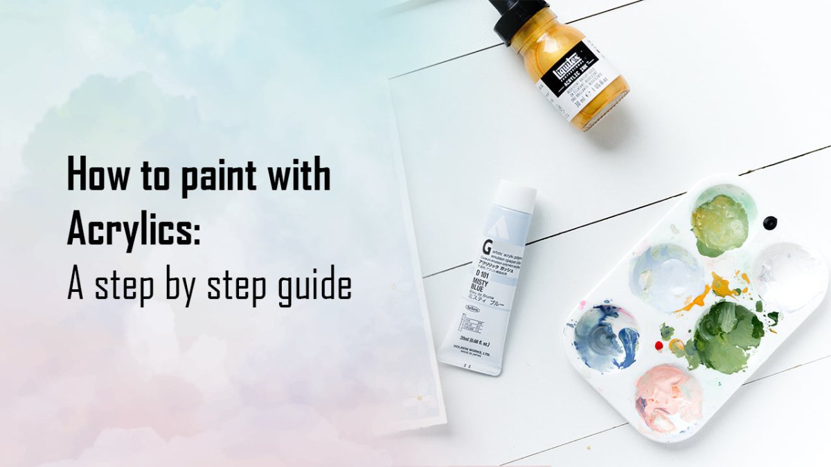 How to paint with Acrylics: A step-by-step guide by SCOOBOO – SCOOBOO