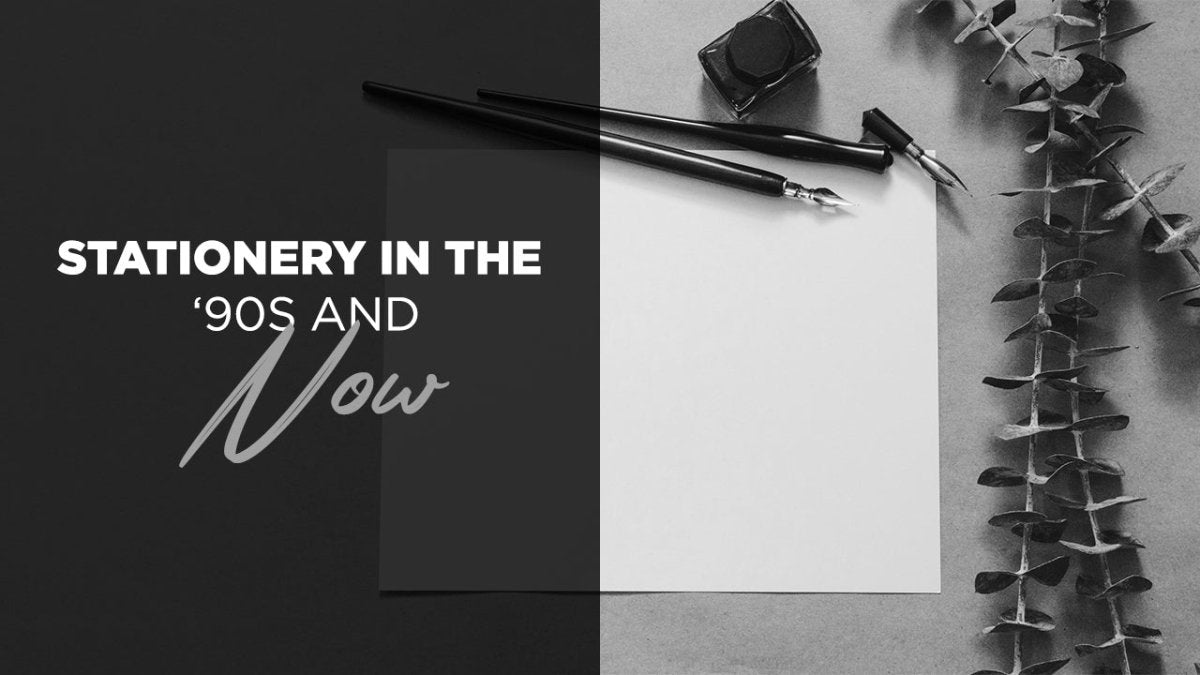 STATIONERY IN THE '90S VS NOW – SCOOBOO