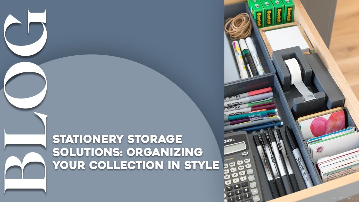 Stationery Storage Solutions: Organizing Your Collection in Style – SCOOBOO