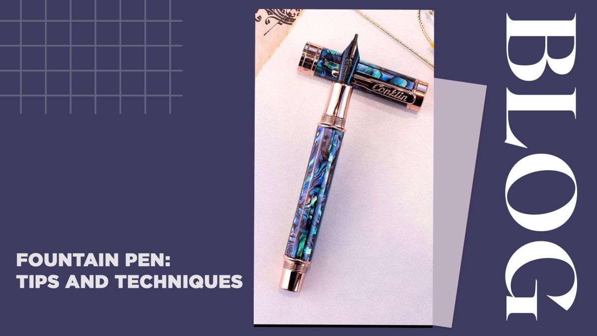 The Art of Writing with a Fountain Pen: Tips and Techniques – SCOOBOO