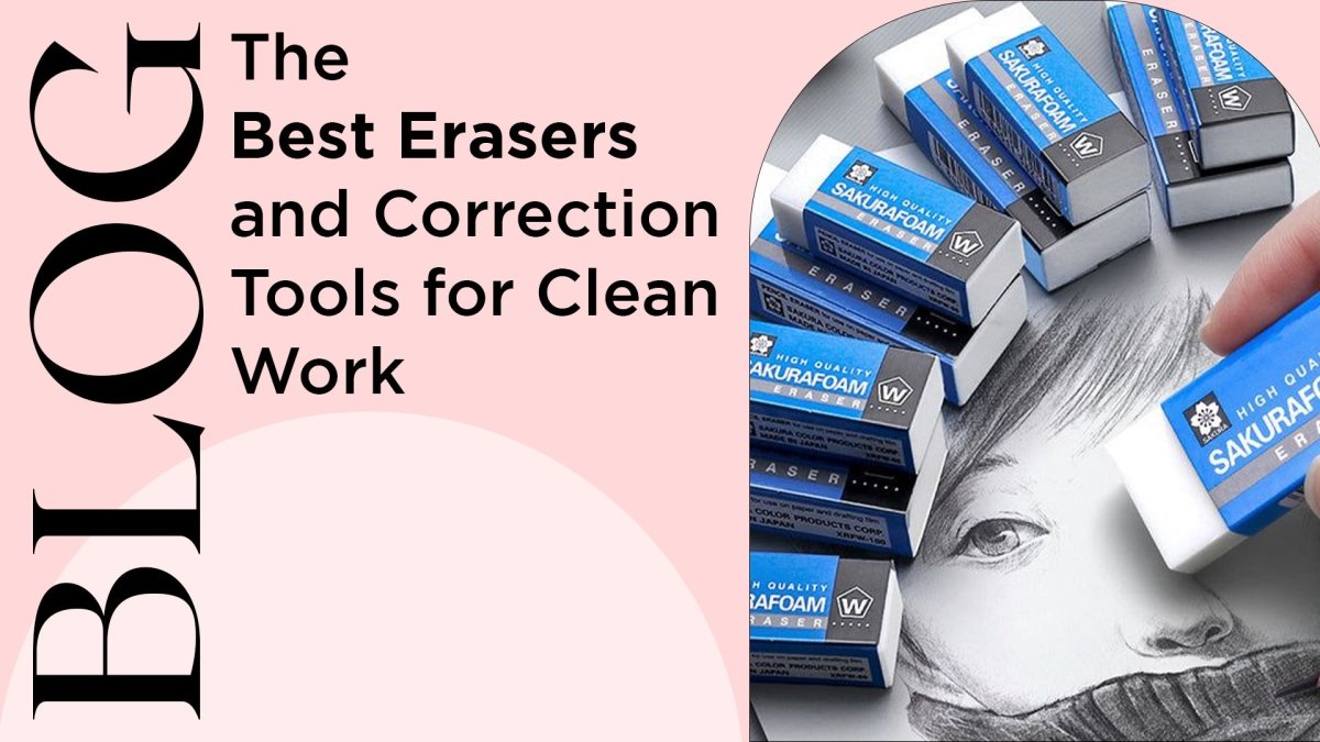 The Best Erasers and Correction Tools for Clean Work – SCOOBOO