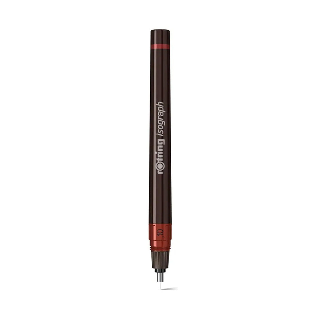 Rotring 0.10 mm Isograph Technical Drawing Ink Pen, Chrome Plated Tip ...