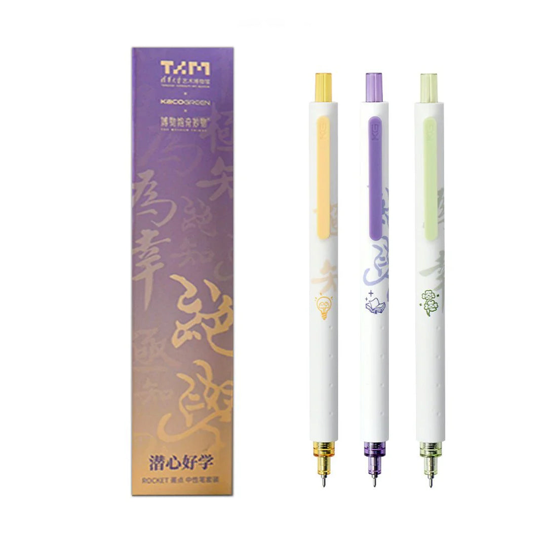 Rocket Marine Gel Pen - Pack of 3-Black Ink- SCOOBOO – SCOOBOO