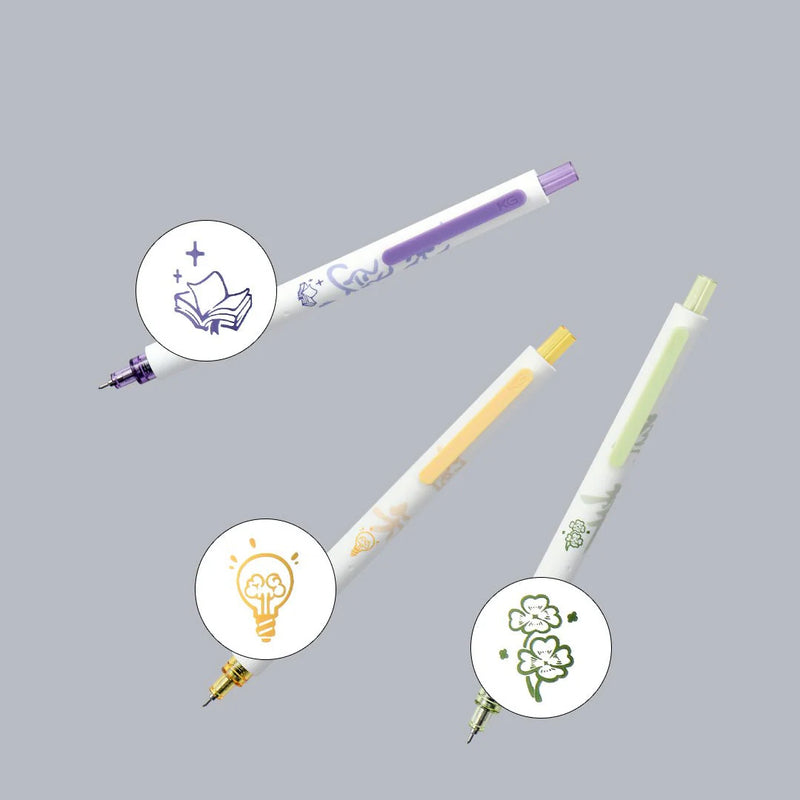 Rocket Marine Gel Pen - Pack of 3-Black Ink- SCOOBOO – SCOOBOO