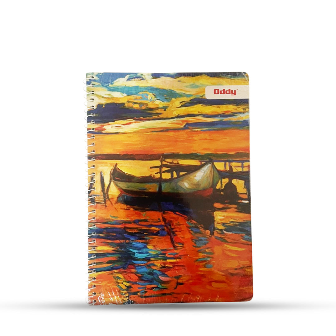 Oddy Metal Spiral note book - A5 - SCOOBOO - Oddy