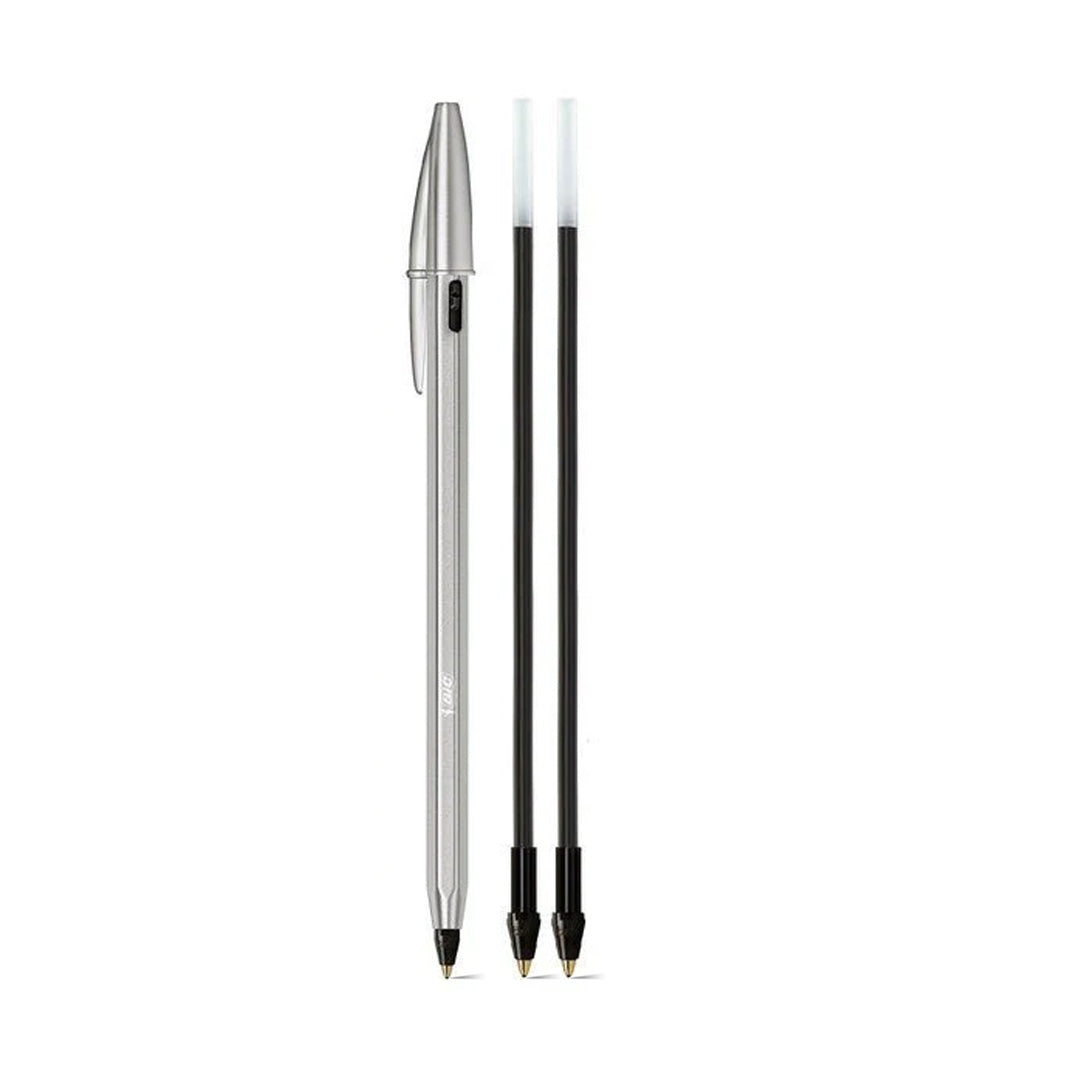 BIC Crystal Renew+2 Refill 1.0mm Black Ballpoint Pen - SCOOBOO - BIC