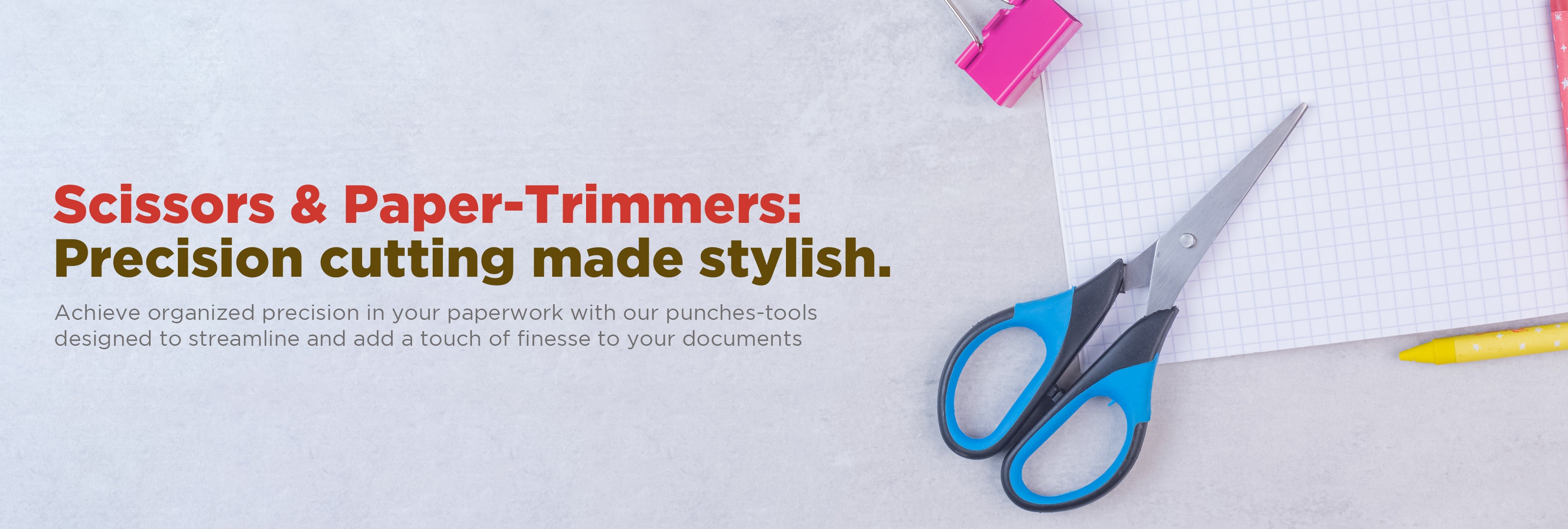 Paper Cutting Scissors, Pen Scissors, Trimmer Scissors, Stationery ...