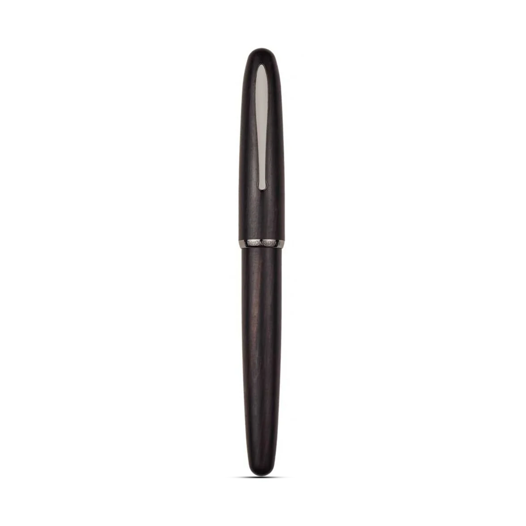 Hongdian, Fountain Pen - 660 Wood Black - SCOOBOO - Hongdian
