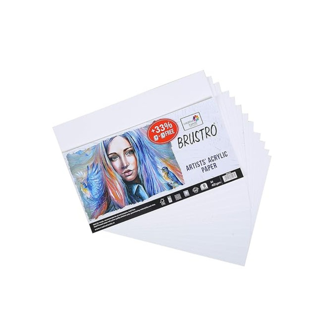 Brustro Artists Acrylic Paper – SCOOBOO