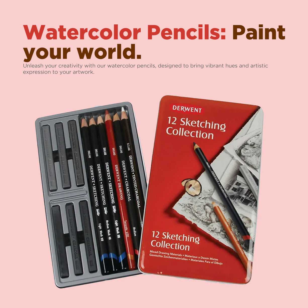 Water Soluble Colored Pencils, Water Soluble Graphite Pencil, Water ...