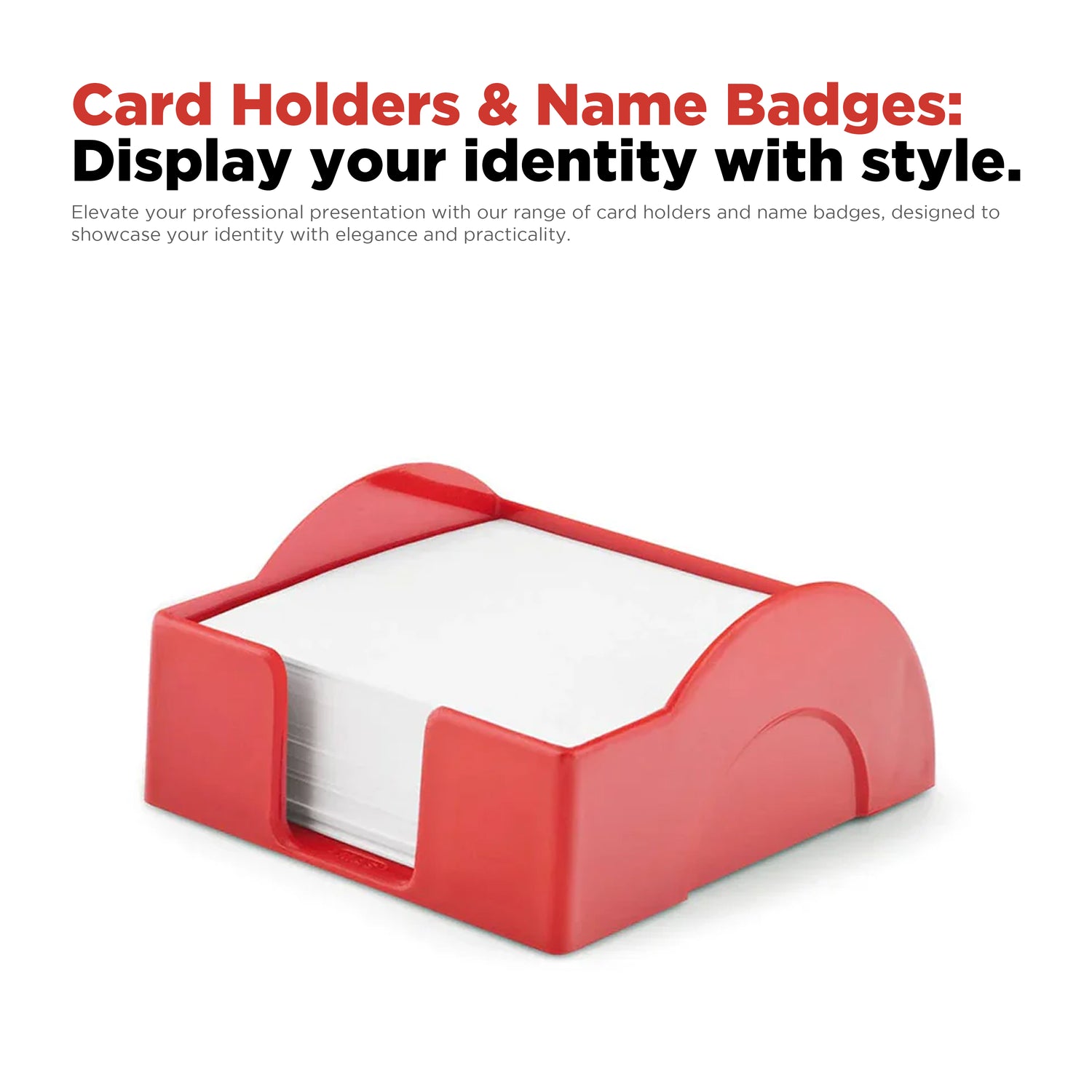 Card Holders & Name Badges – SCOOBOO