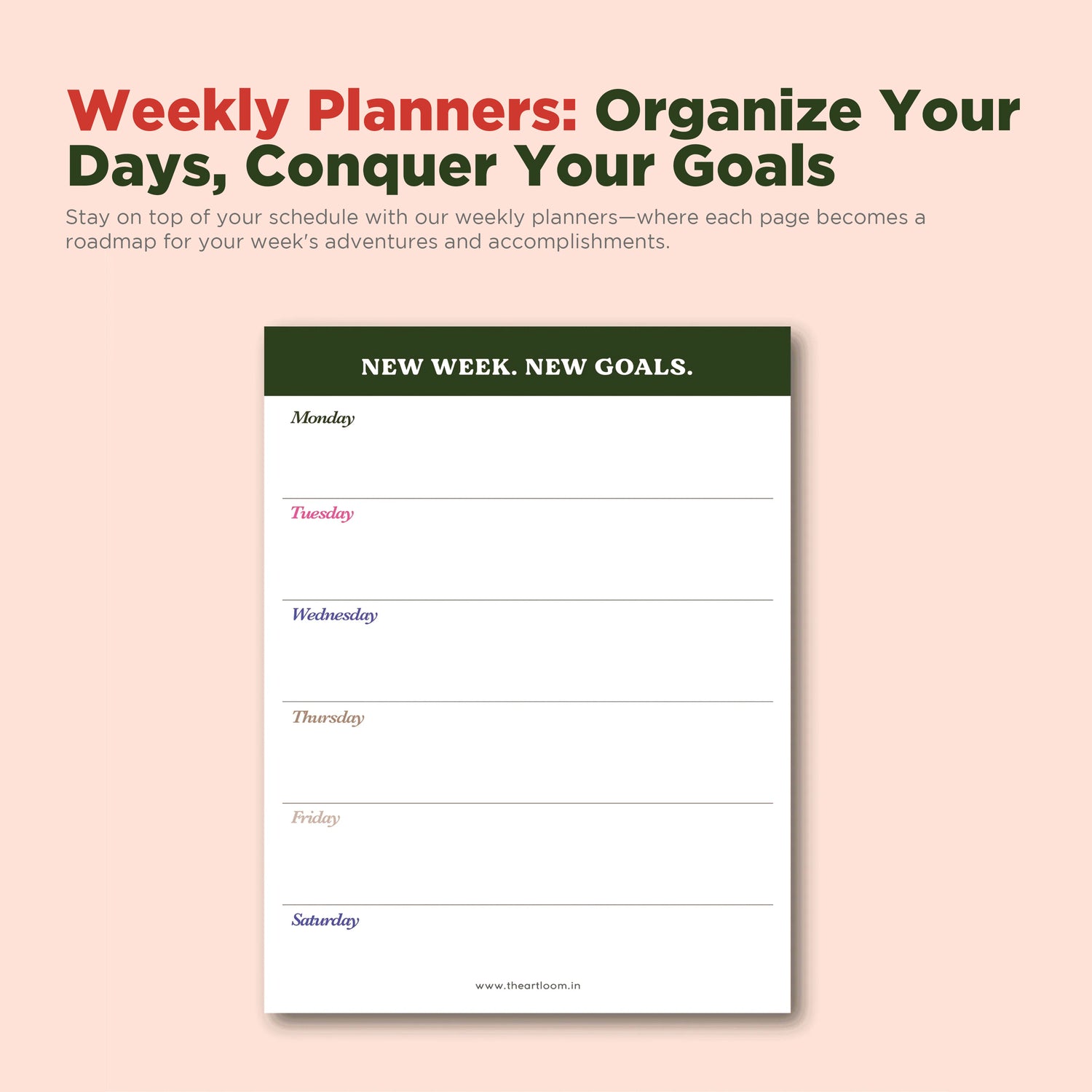 Weekly Planners – SCOOBOO