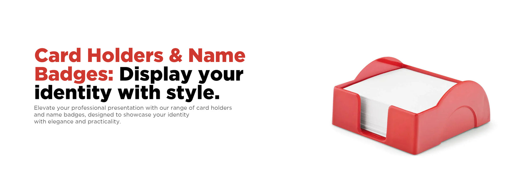 Card Holders & Name Badges – SCOOBOO