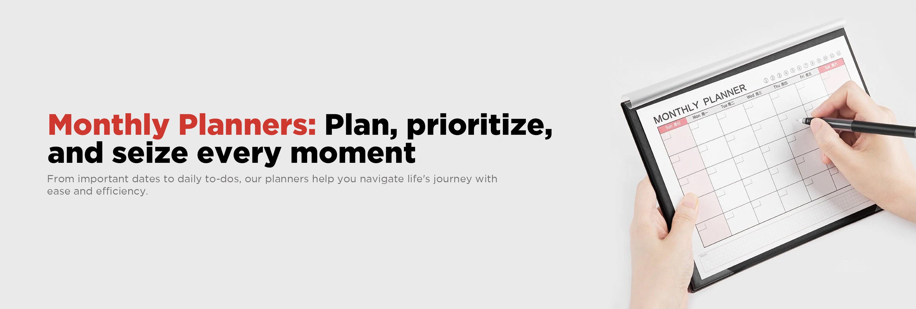 Monthly Planners – SCOOBOO