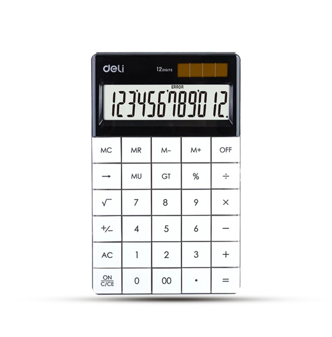 Deli Modern Compact Calculator 12 Digit - SCOOBOO - Deli