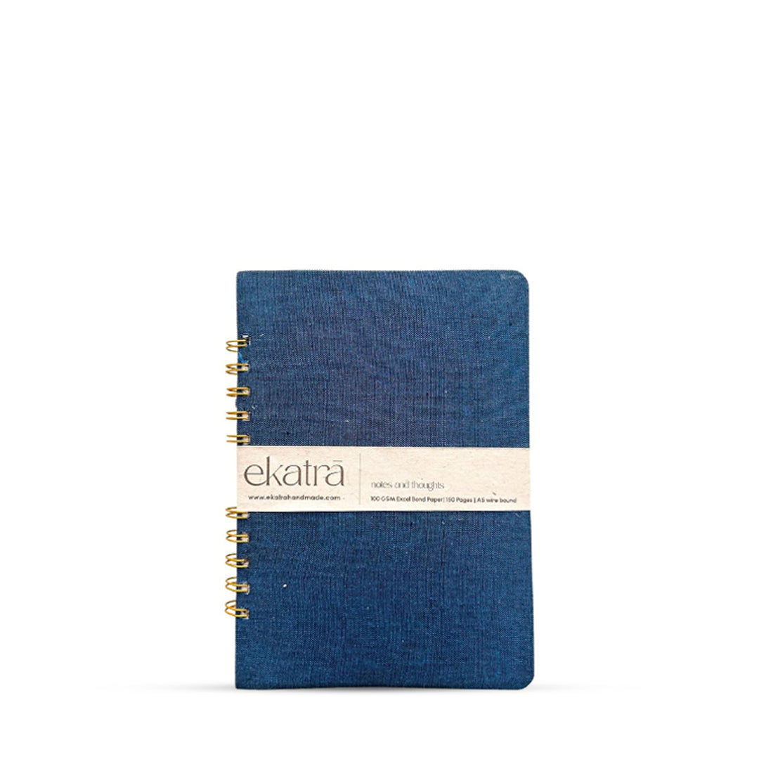 Ekatra Handcrafted Sustainable A5 Wire Bound Journal - SCOOBOO - Ekatra