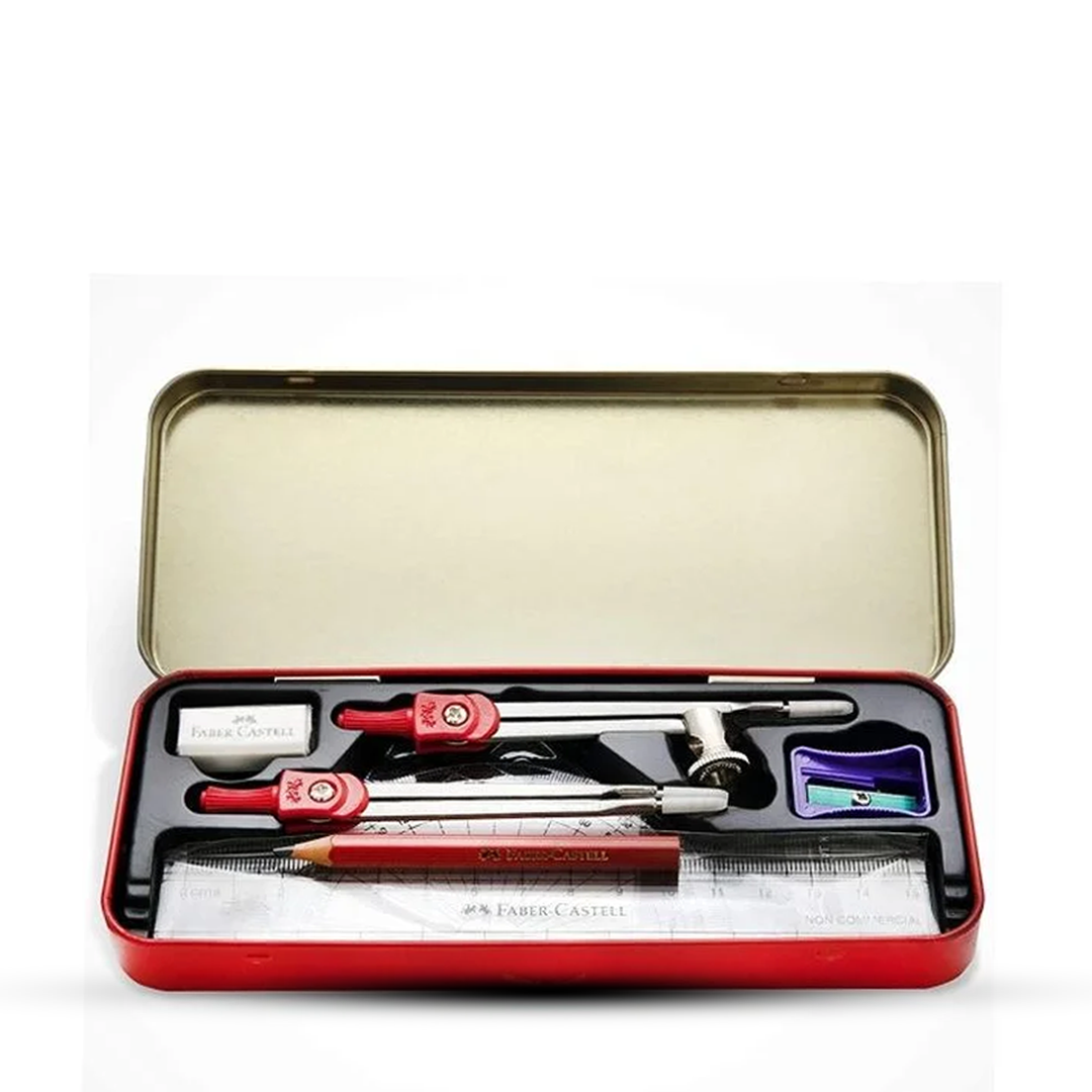 Faber-Castell Mathematical Drawing Instrument Box - SCOOBOO - Faber-Castell