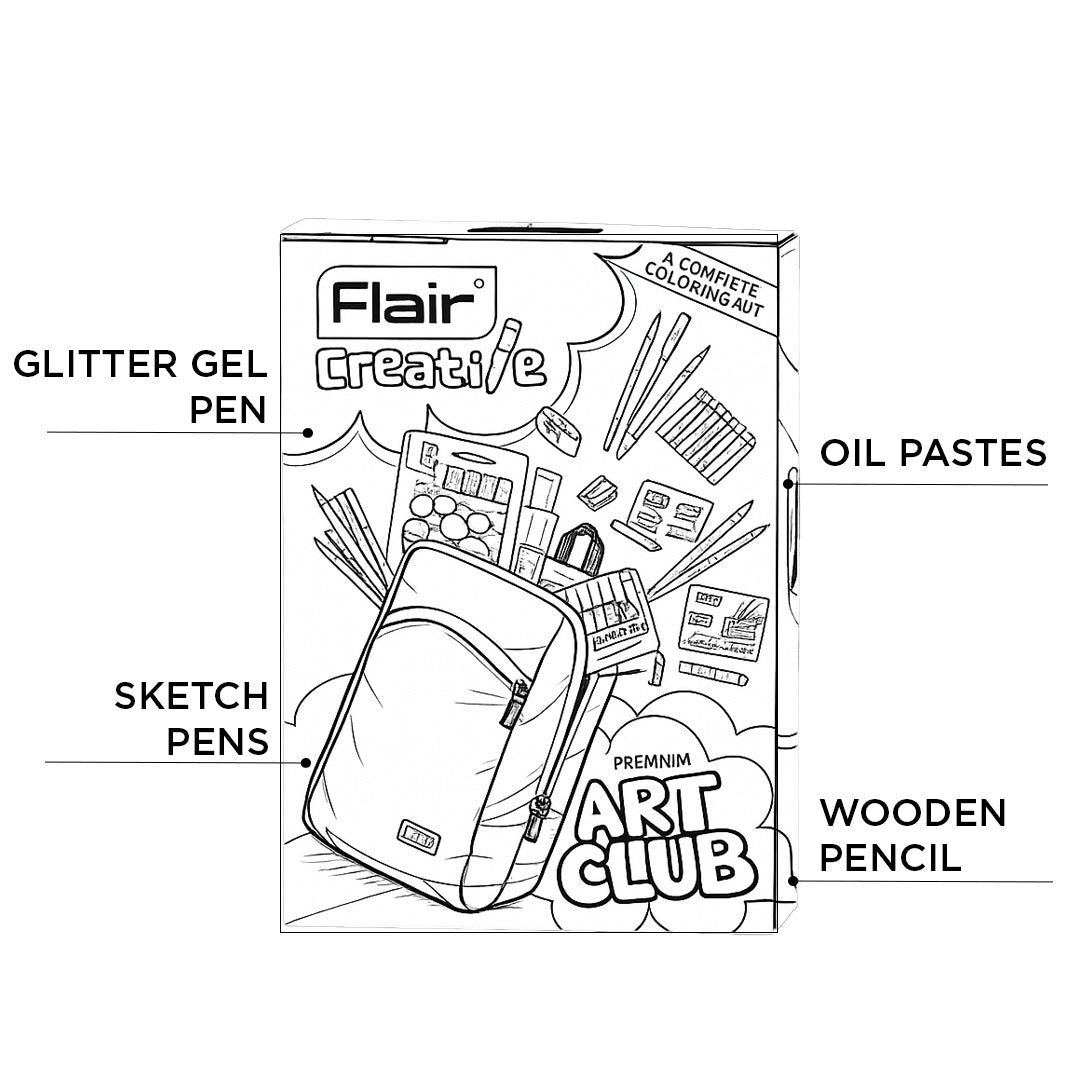 Flair Creative Series Art Club Combination Smart Kit - SCOOBOO - Flair