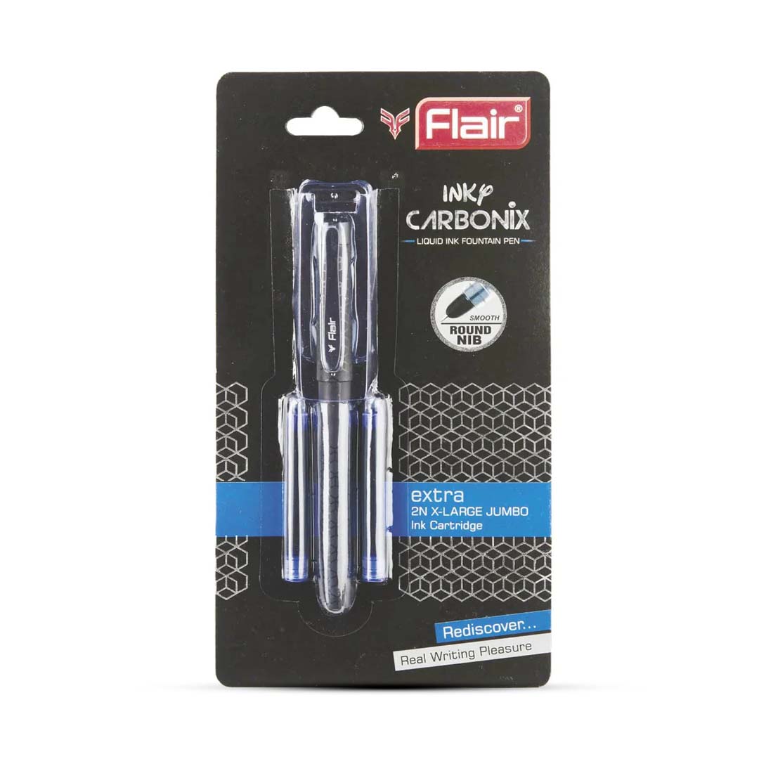 Flair Inky Carbonix Fountain Pen – SCOOBOO