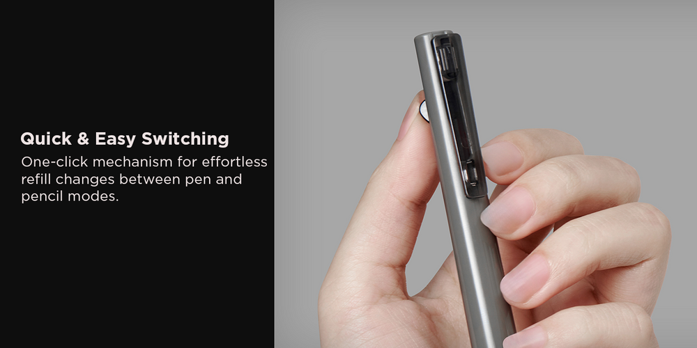 Kaco Easy 3 in 1 Multifunction 0.5mm Gel Pen(Black/Red) – SCOOBOO
