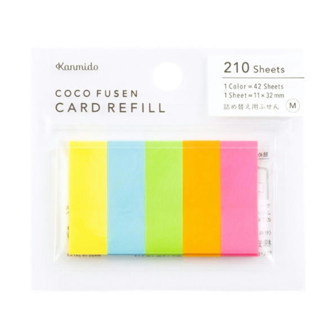 Kanmido Coco Fusen Card Refill M Size Sticky Note – SCOOBOO
