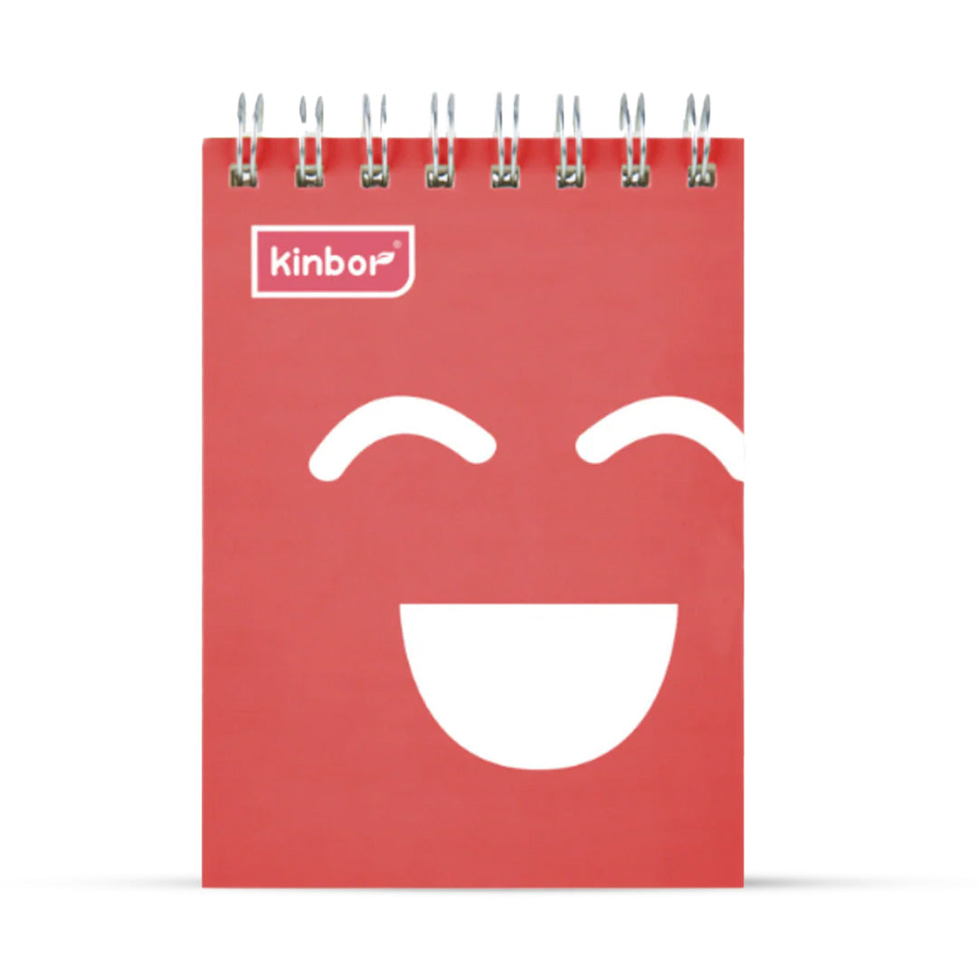 Kinbor A6 Spiral Ruled Notepad - Smiley HWYG0807 – SCOOBOO