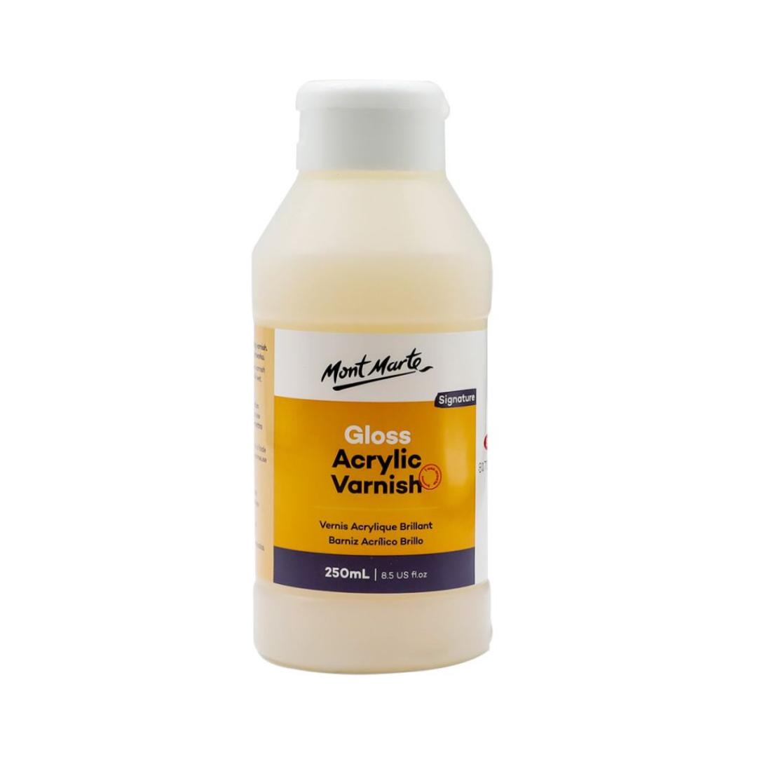 Mont Marte Gloss Acrylic Varnish 250ml – SCOOBOO