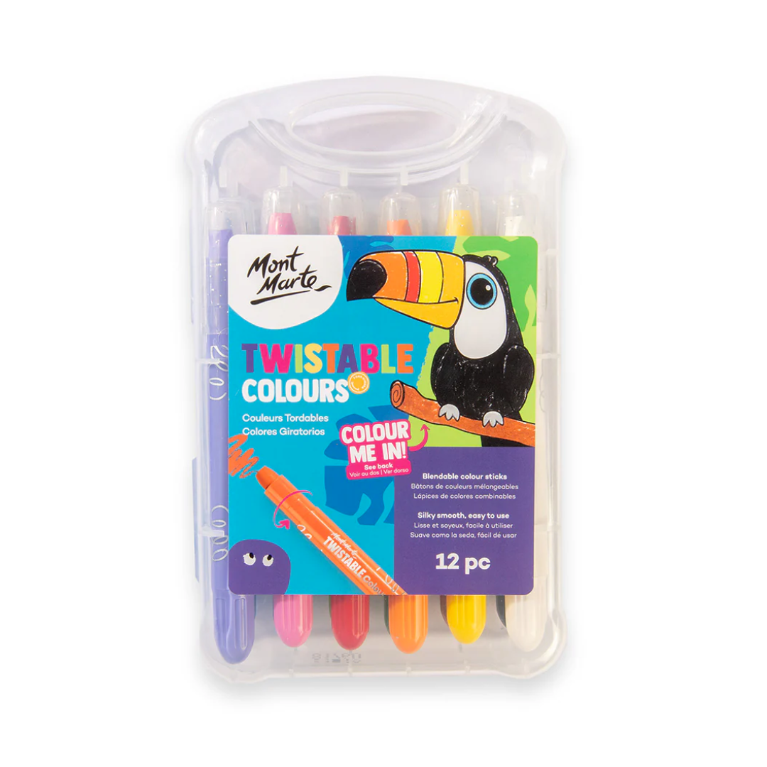 Mont Marte Twistable Colours in Case – SCOOBOO