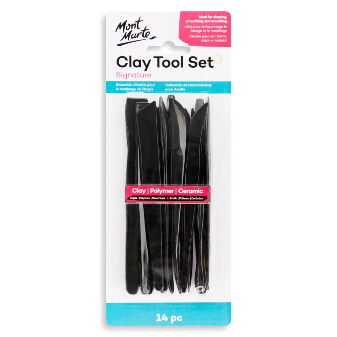 Mont Marte Clay Tool Set Signature 14pc – SCOOBOO