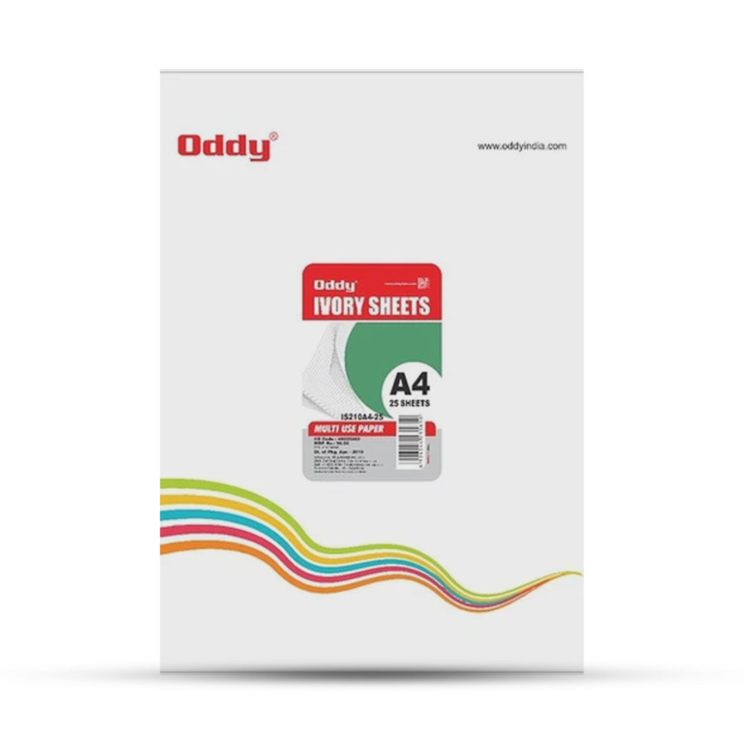 Oddy Ivory Sheets A4 - SCOOBOO - Oddy