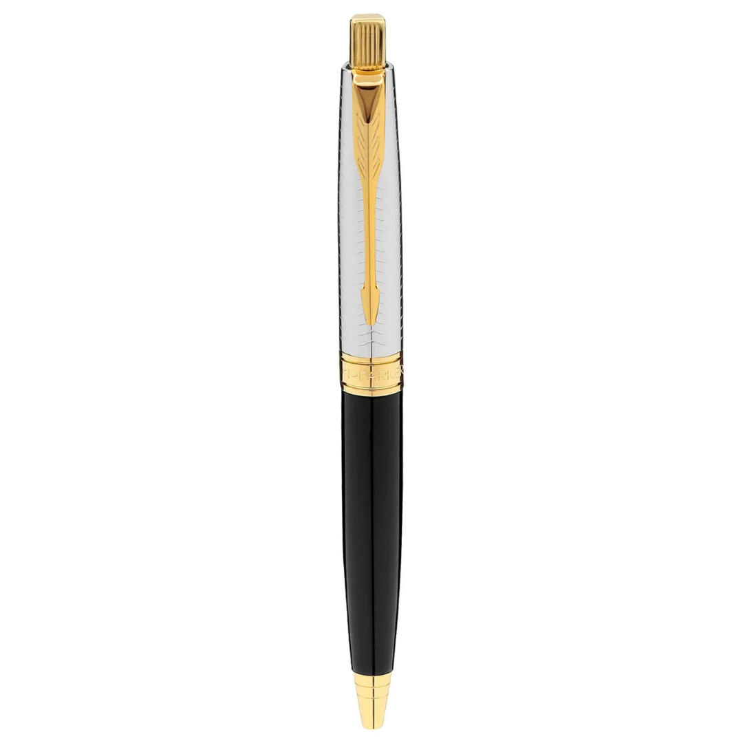 Parker Premium Aster Contemporary Black/Chrome GT Ballpoint Pen 900003 ...