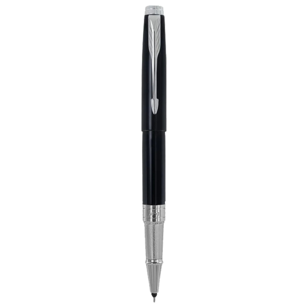 Parker-Premium-Aster-Lacque-Black-CT-Roller-Ball-Pen-9000023075 – SCOOBOO