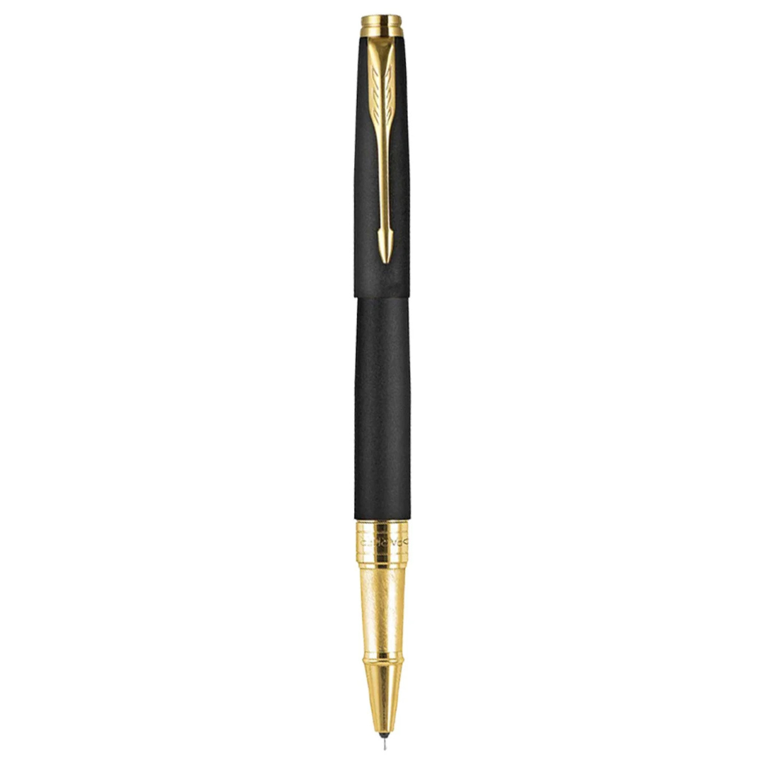 Parker Premium Aster Matte Black GT Roller Ball Pen 9000023078 – SCOOBOO