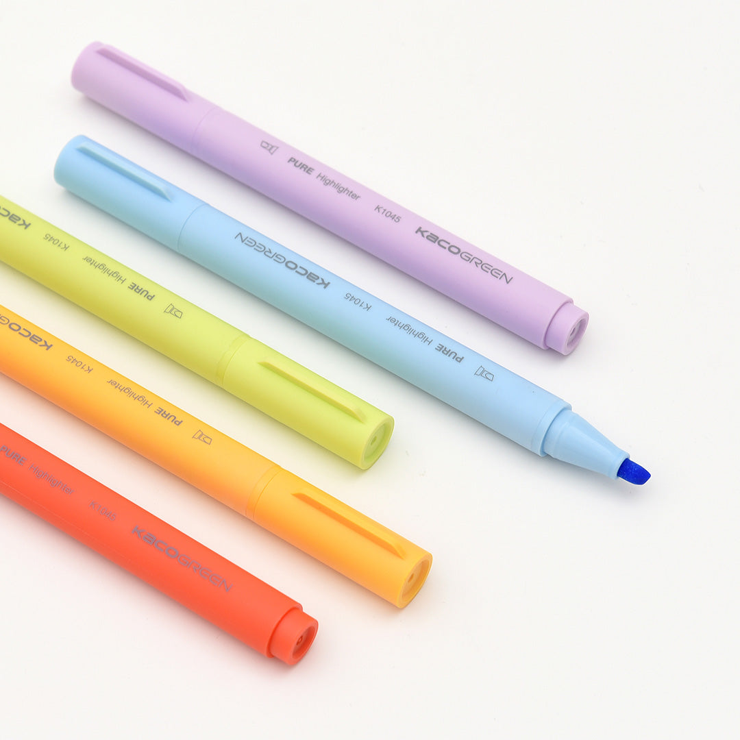 Pure Macaron Highlighter - Five-color Pack - SCOOBOO - KACO