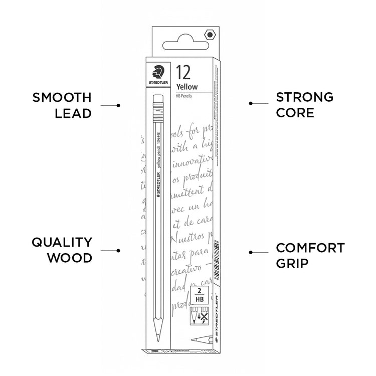 Staedler Yellow Pencil Promo Pack - SCOOBOO - Staedtler