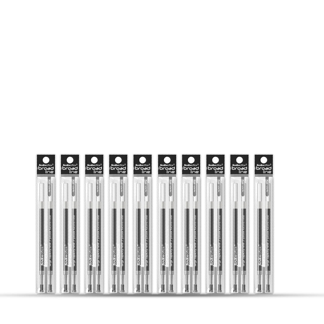 Scrikss | Broadline | 1.0mm Refill | Black Set of 10 Packets - SCOOBOO ...