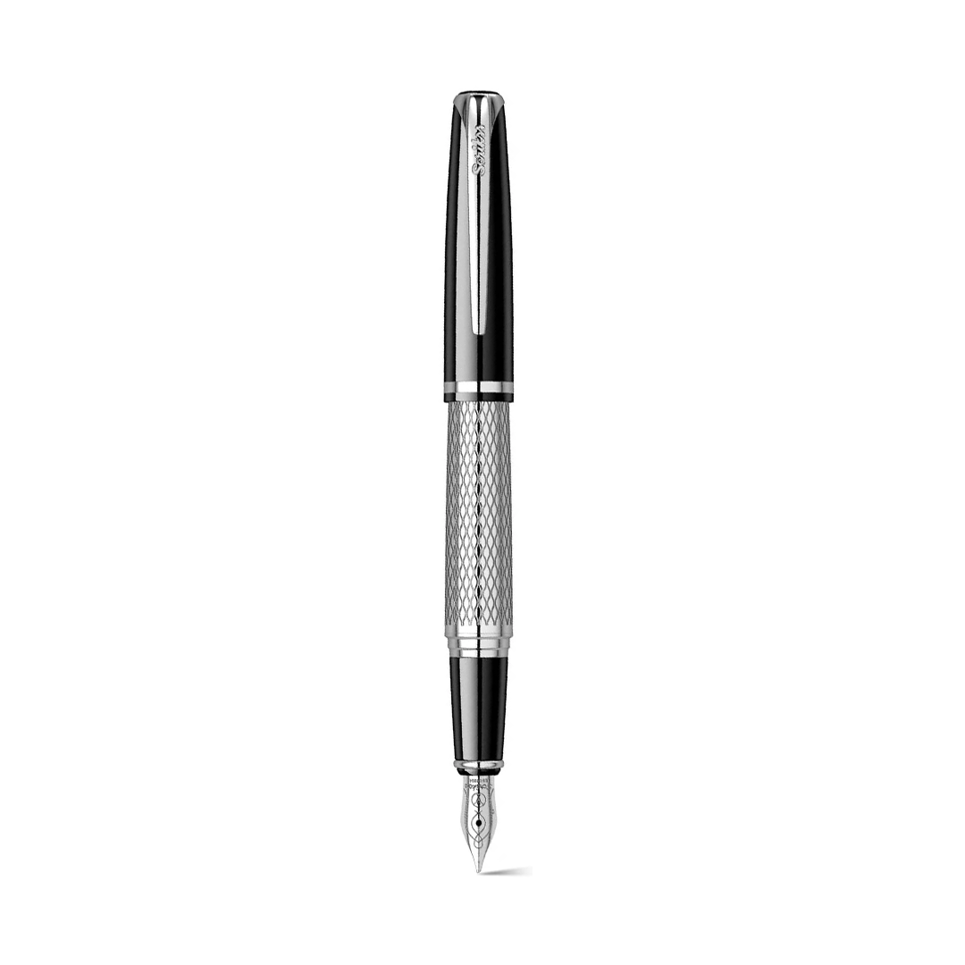 Scrikss Pera Chrome Fountain Pen-SCOOBOO – SCOOBOO