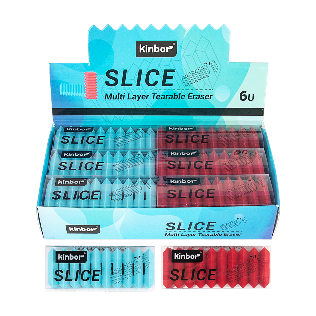 Kinbor Slice Multi Layer Tearable Eraser – SCOOBOO