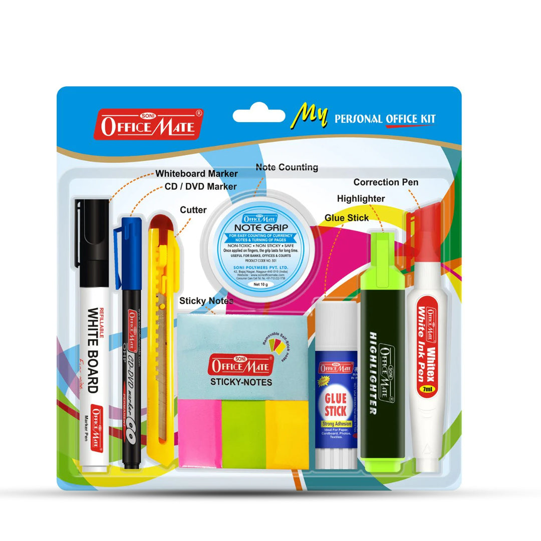 Soni Officemate Personal Office Kit, Pack of 1 - SCOOBOO - Soni officemate