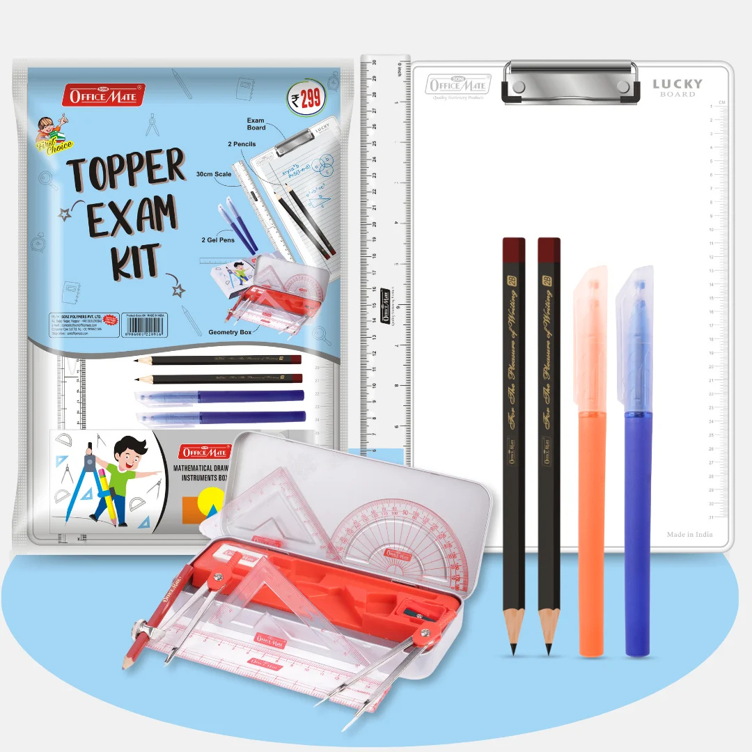 Soni Officemate Topper Exam Kit, All-in-One for Exam Success, Durable ...