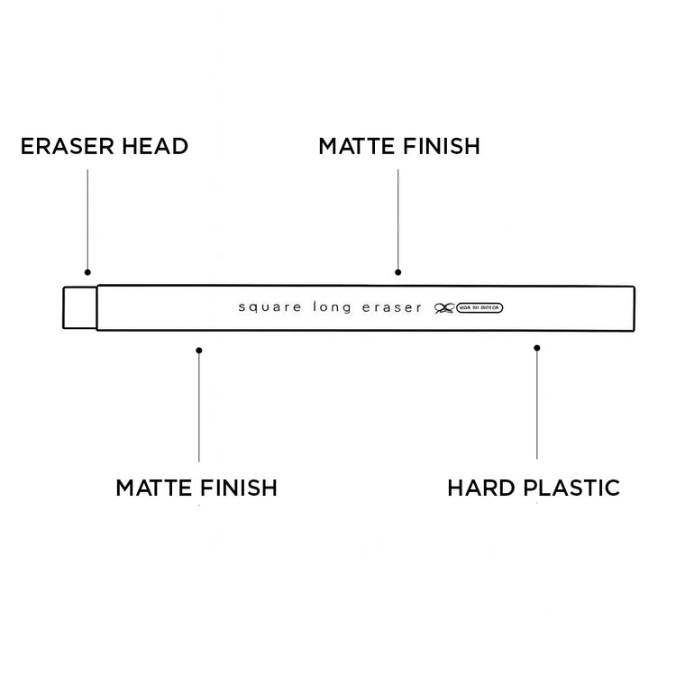 Sun-Star Square Long Eraser - SCOOBOO - Sun Star