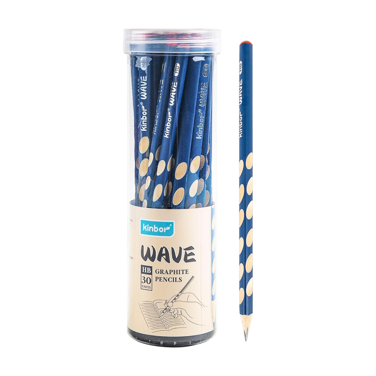 Kinbor Wave HB Graphite Pencils Set – SCOOBOO