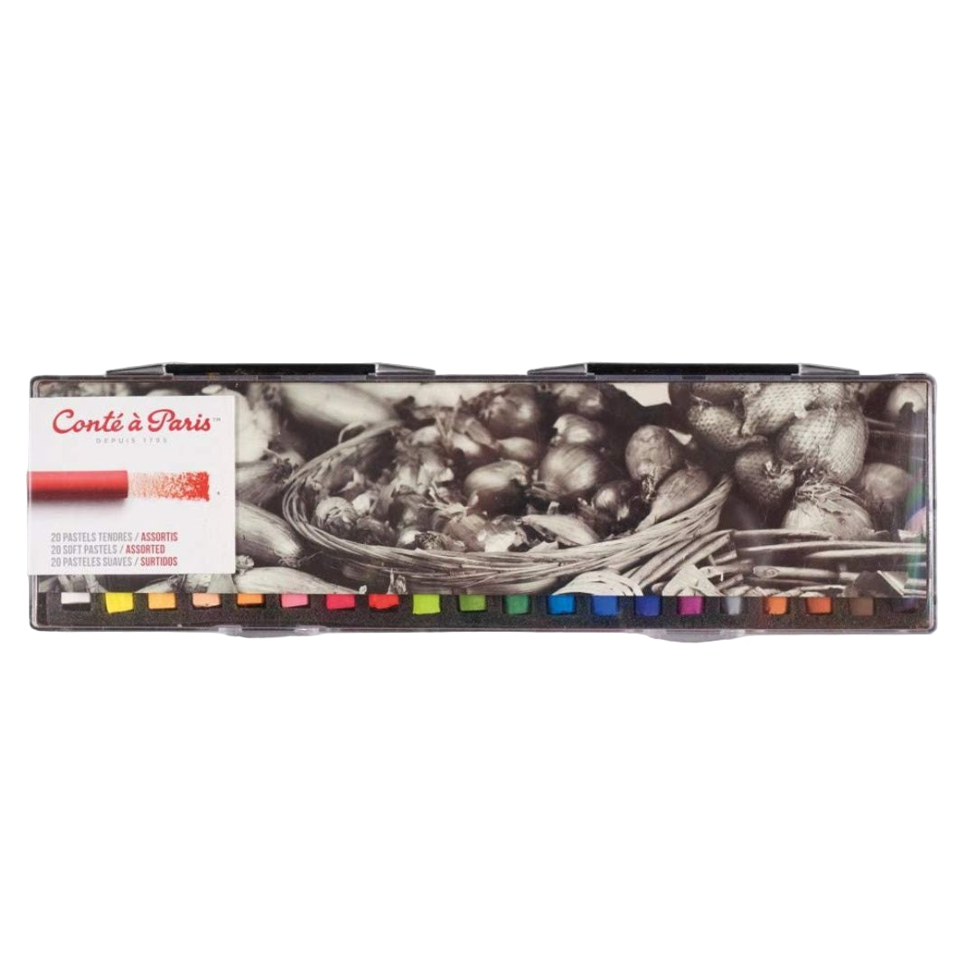 Conte a Paris Soft Pastels Color Assorted - Pack of 20 – SCOOBOO
