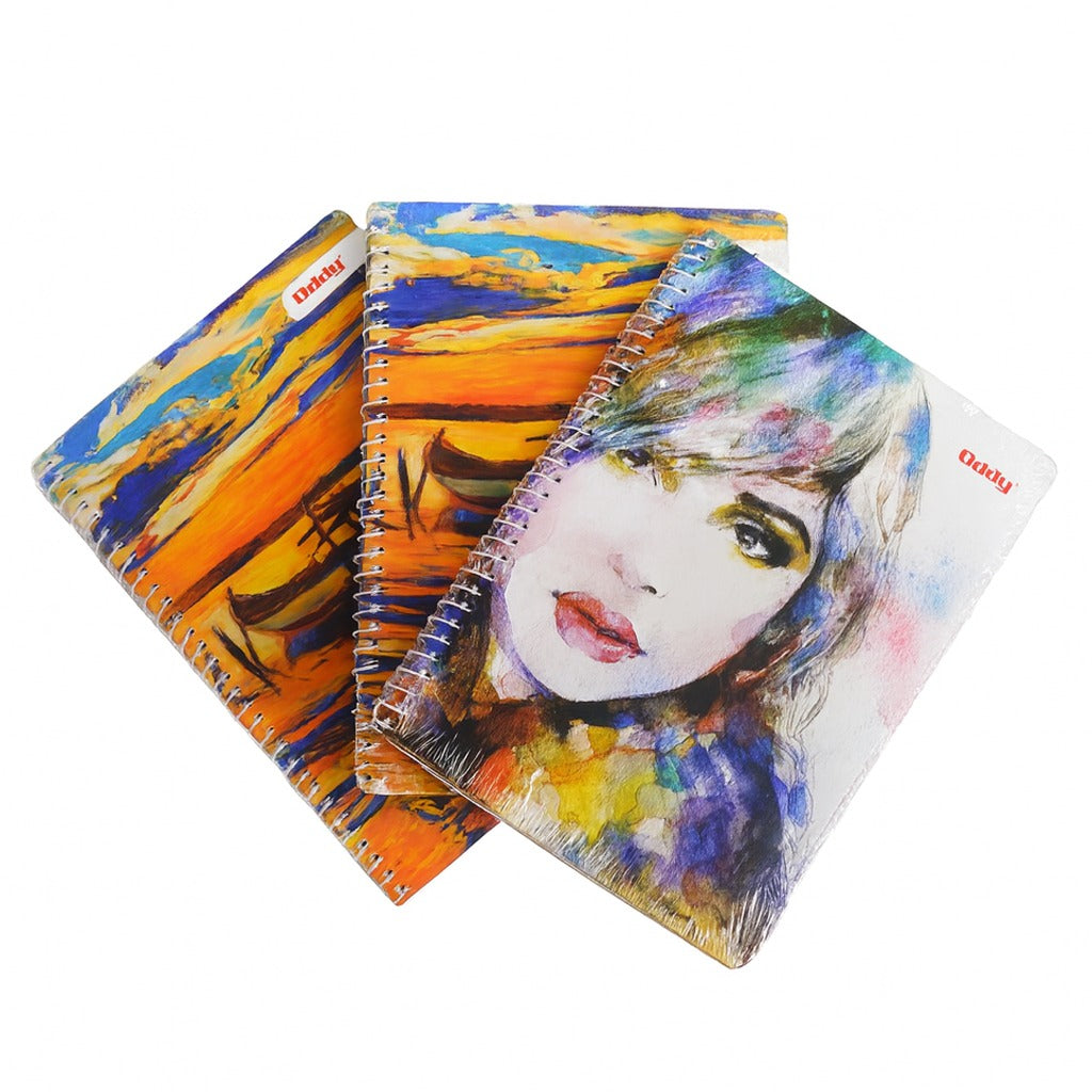 Oddy Metal Spiral note book - (MSP-B5-160) - B5 Size. 160 Pages Note ...