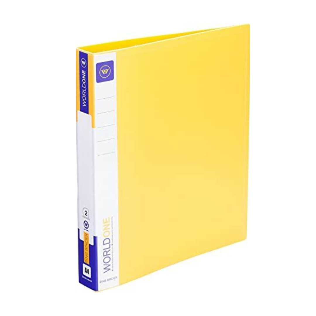 Worldone A4 Blue Ring Binder – SCOOBOO