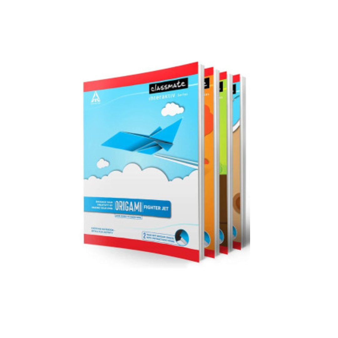 Classmate Origami Series Ruled Notebook - SCOOBOO - Classmate