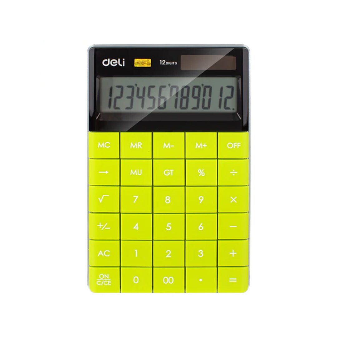 Deli Modern Compact Calculator 12 Digit - SCOOBOO - Deli